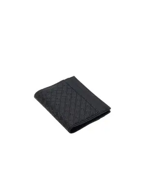 FERRAGAMO Monogram Credit Card Holder - Black