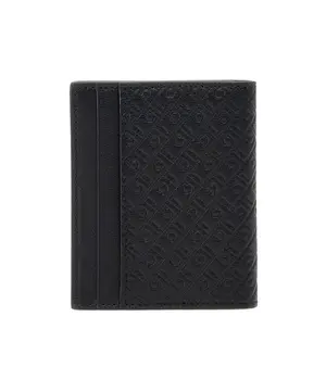 FERRAGAMO Monogram Credit Card Holder - Black