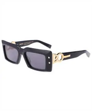 Balmain Imperial Square Frame Sunglasses - Black