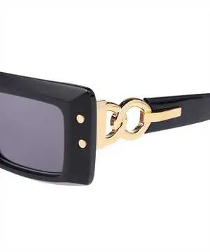 Balmain Imperial Square Frame Sunglasses - Black