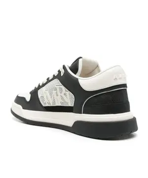 Amiri Logo Embossed Lace-up Sneakers - Black