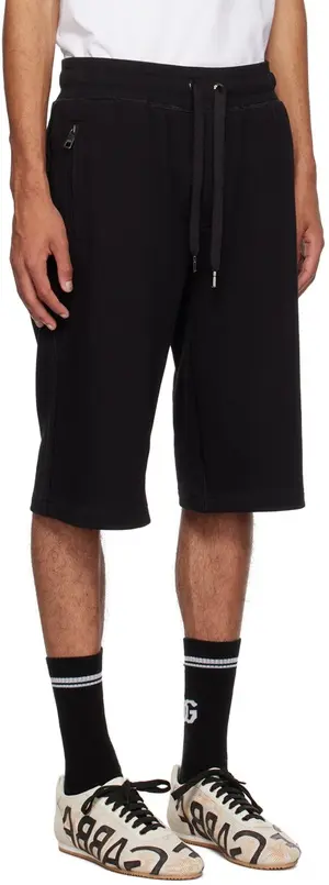 Dolce & Gabbana Thigh-length Drawstring Track Shorts