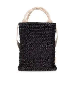 Marni Logo Embroidered Shoulder Bag