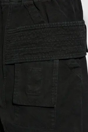 Rick Owens Drawstring Cargo Pants - Black