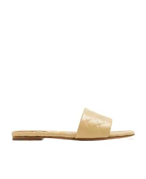 Bottega Veneta Quilted Slip-on Sandals