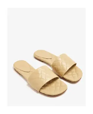 Bottega Veneta Quilted Slip-on Sandals