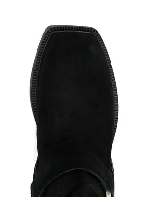 VIC MATIE Harness Ankle Boots - Black