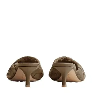 Bottega Veneta Blink Folded Mules - Green