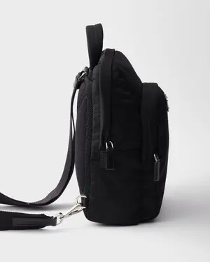 Prada Triangle-logo Zipped Backpack