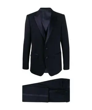 Dolce & Gabbana Dolce Gabbana Tuxedo Single-breasted Three-piece Suit - Black