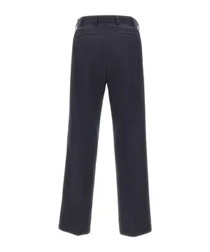 PT TORINO Quindici Wool Tailored Trousers - Blue