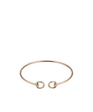 Gucci Horsebit Diamond Bangle Bracelet In 18k Gold - Yellow