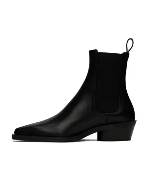 Proenza Schouler Bronco Slip-on Chelsea Boots - Black