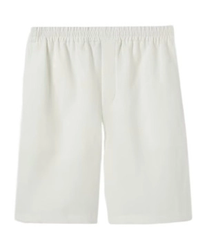 Gucci Logo Embossed Shorts - White