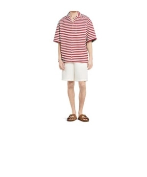 Gucci Logo Embossed Shorts - White