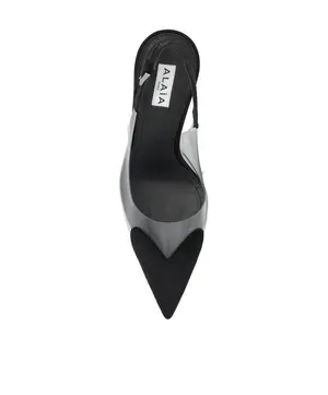 Alaïa 100mm Le Cœur Heart-shaped Slingback Pumps