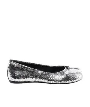 MAISON MARGIELA Tabi Split-toe Ballet Flats - Silver