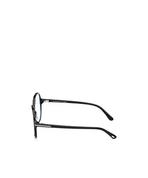 TOM FORD Geometric Flat Mirror Eyeglasses