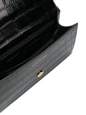 Alexander McQueen Jewelled Satchel - Black