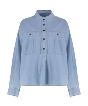 Isabel Marant Étoile Vero Denim Half-button Shirt