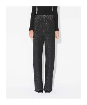 Alaïa Contrast Stitching Jeans