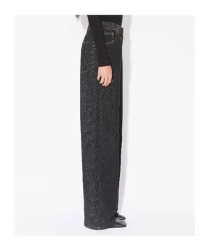 Alaïa Contrast Stitching Jeans