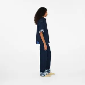 Burberry Straight-leg Jeans With Floral Cuffs