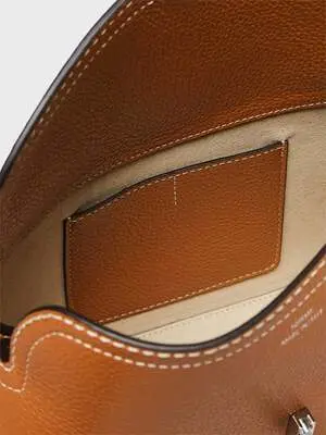 TOTEME Logo Plaque Foldover Top Crossbody Bag - Orange