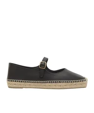 CastaÑer Espadrille Flat With Buckle Closure