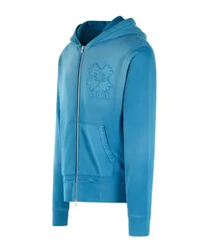 Amiri Ma Quad Zip-up Hoodie - Blue