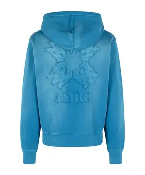Amiri Ma Quad Zip-up Hoodie - Blue