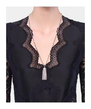 Rabanne Long Sleeve Lace Maxi Dress