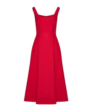 Valentino Garavani Crepe Couture Midi Dress