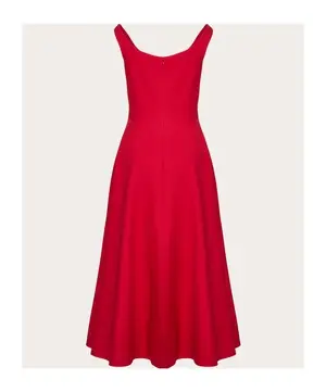 Valentino Garavani Crepe Couture Midi Dress
