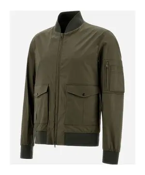 Herno Lightweight Bomber Jacket - Brown