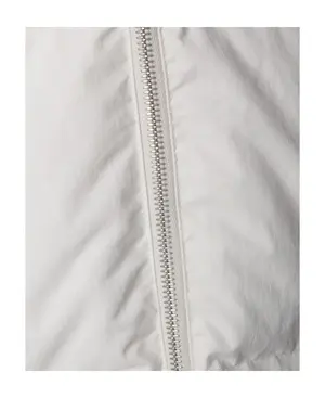 JIL SANDER Hooded Down Jacket With Two-way Zipper - White