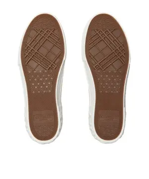 Burberry Checked Lace-up Sneakers
