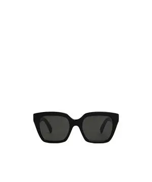 Celine Acetate Square Frame Sunglasses - Black