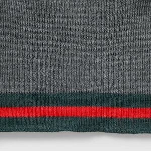 Gucci V-neck Button-up Cardigan With Ribbed Trim