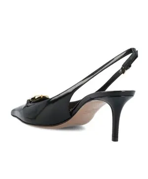 Valentino Garavani Vlogo Signature Pointed Toe Slingback Pumps