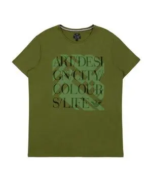 Emporio Armani Round Collar Printed T-shirt