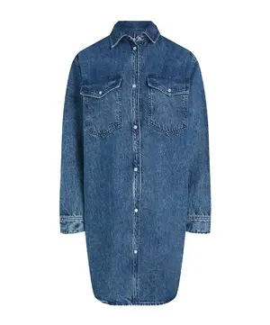 Tommy Hilfiger Long-sleeved Denim Shirt Dress