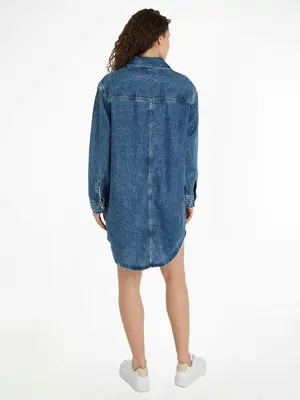 Tommy Hilfiger Long-sleeved Denim Shirt Dress
