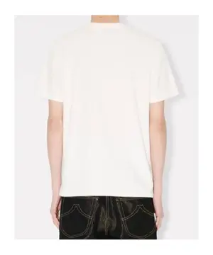 Kenzo Boke Flower' Embroidered Slim T-shirt In Cotton