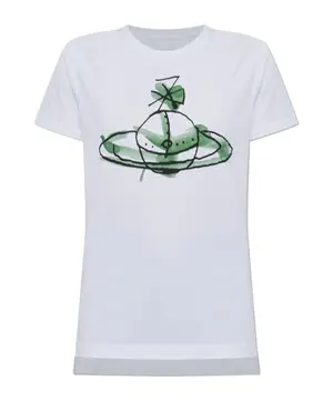 VIVIENNE WESTWOOD Orb Print Crewneck T-shirt