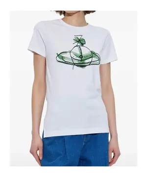 VIVIENNE WESTWOOD Orb Print Crewneck T-shirt