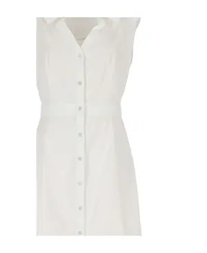 Alexander McQueen V-neck Shirt Dress With Logo Detail