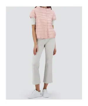 Herno Short Sleeve Quilted Jacket - Pink
