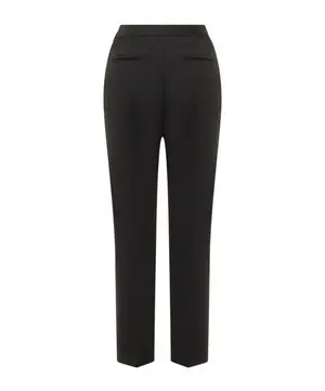 MSGM Logo Waistband Trousers - Black