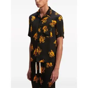 Palm Angels Monogram Printed Short-sleeved Shirt